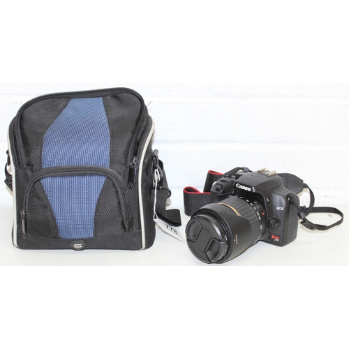Canon Rebel XS 1000D camera with Tamron aspherical XRDi II lens