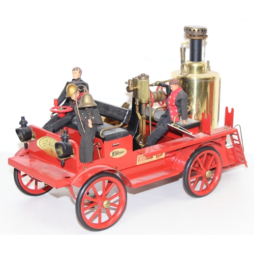 Vintage Wilesco D305 steam fire engine, modelled after the automotive ...