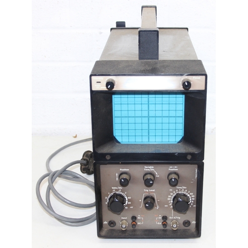 Mix of vintage scientific items to incl oscilloscope, reed switches ...