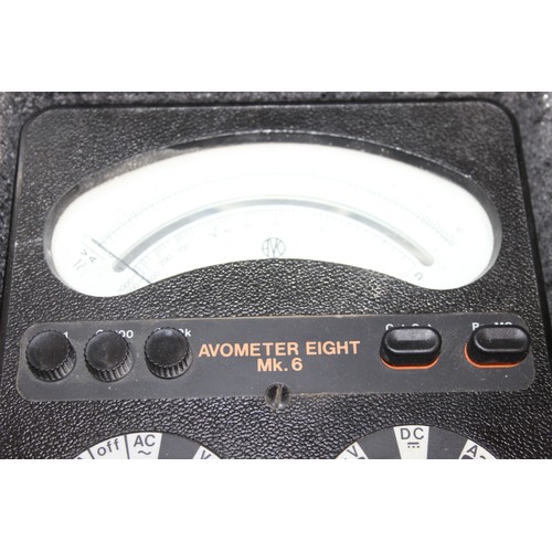 Qty of vintage and later tools, a vacuum tube voltmeter, Sanwa 380-CE ...