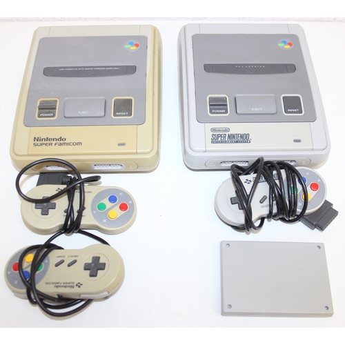 2 vintage Nintendo games consoles to incl Super Nintendo Entertainment ...