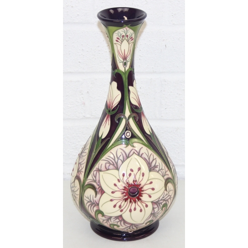 Moorcroft Pottery of Stoke-on-Trent: A tall ceramic trial piece vase ...