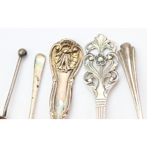 [72.45g] - five assorted silver spoons, four with English hallmarks and ...