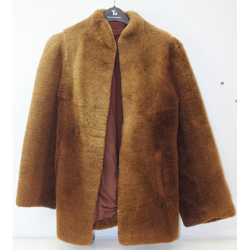 An unusual vintage handmade fur coat, no labels but believed to be ...
