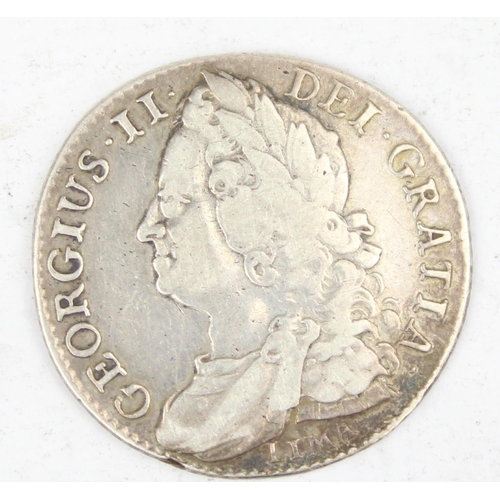 Single owner Shilling collection - George II (1727-1760) - 1745 silver ...