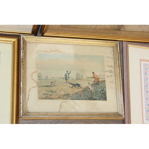 A large qty of assorted pictures to inc a print of an old map of Dublin ...