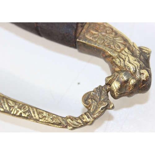 A Serbian military dress sword with clam-shell guard, with Serbian ...