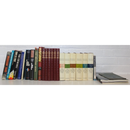 Quantity of WW2 books and military reference books to include six ...