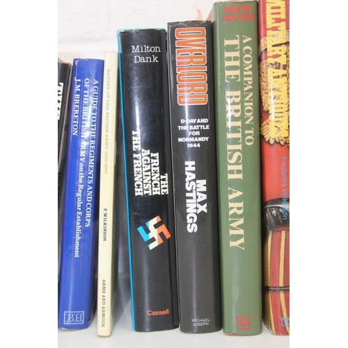Quantity of WW2 books and military reference books to include six ...