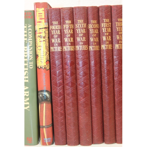 Quantity of WW2 books and military reference books to include six ...