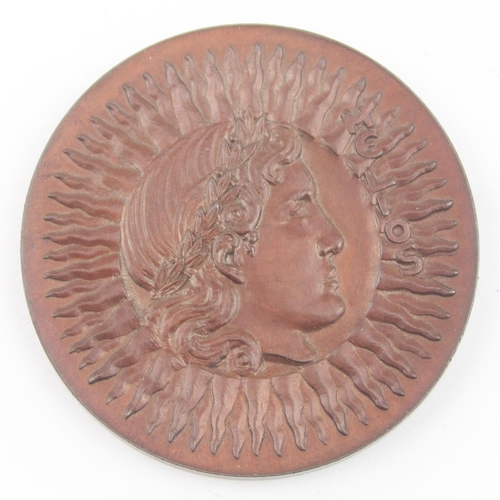 An Edwardian bronze medallion issued by the Handsworth Photographic ...