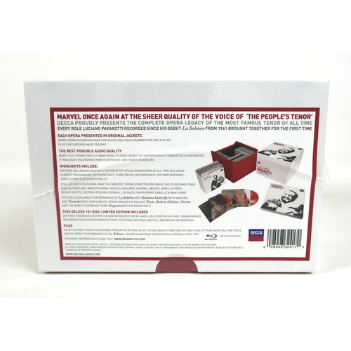 Luciano Pavarotti, The Complete Opera Recordings, a Decca Records 10th ...