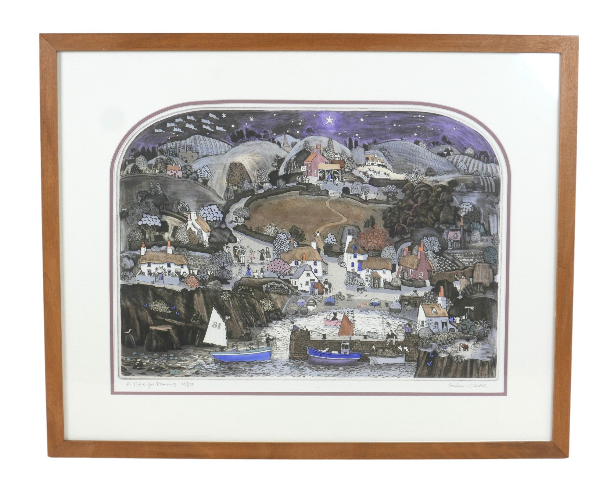 Graham Clarke (b 1941) a signed limited edition etching, A time for ...