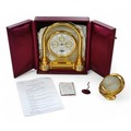 Two Jean Roulet clocks, comprising a Jean Roulet Le Locle pillar clock ...
