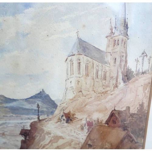 Augustus Welby Northmore Pugin (1812-1852): a watercolour of a ...