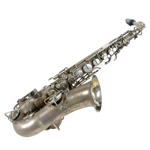 The Elkhart saxophone made by Busescher with hard case.