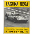Original 1967 Laguna Seca USRRC Road Races Poster Very Good condition ...