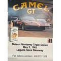 Original 1981 Monterey Triple Crown Poster Very Good condition, size 21 ...