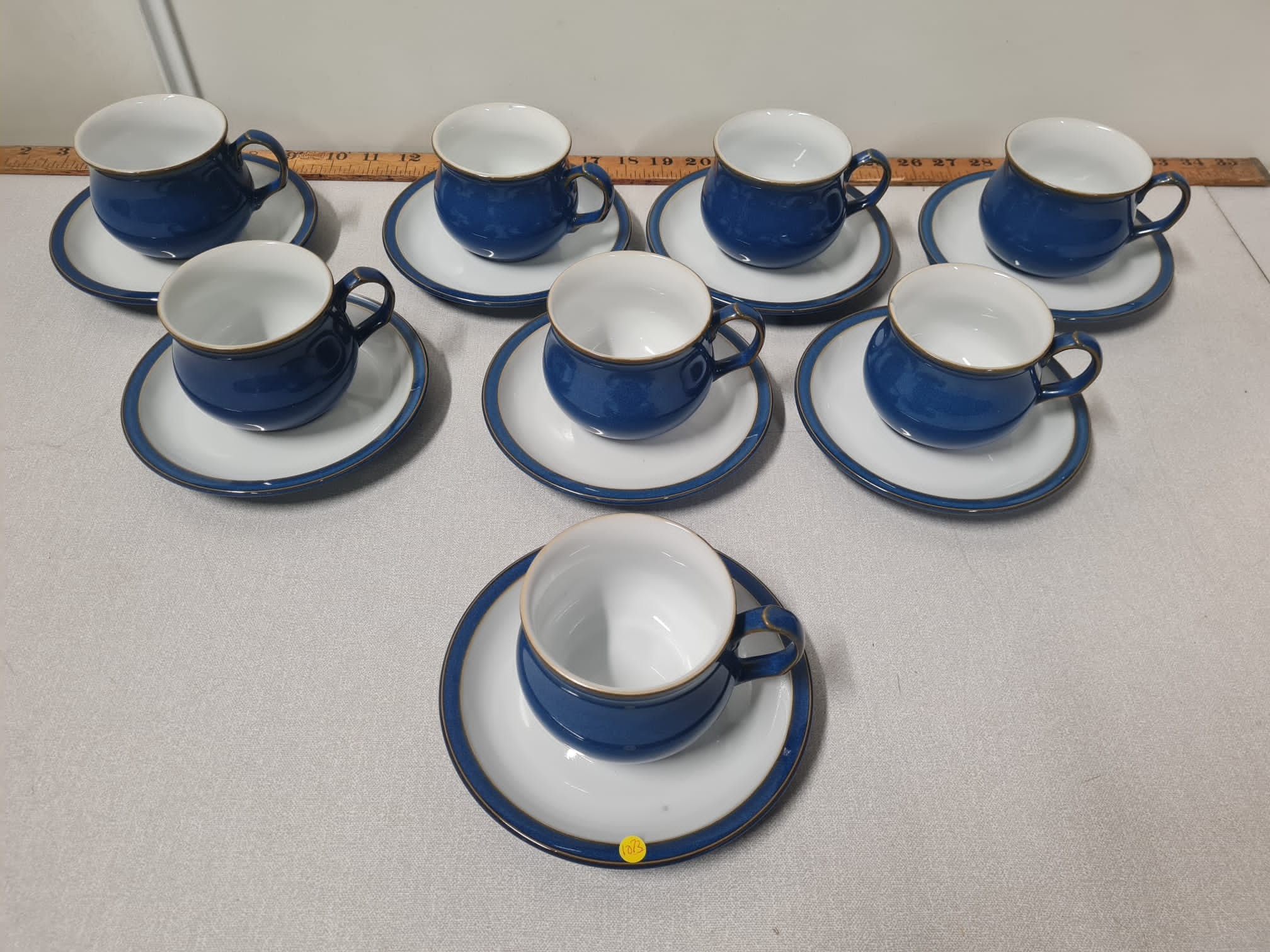 16 piece Denby tea set.