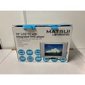 Boxed Matsui 15" tv & DVD player.