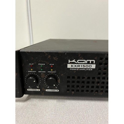 KAM kxr1500 power amplifier