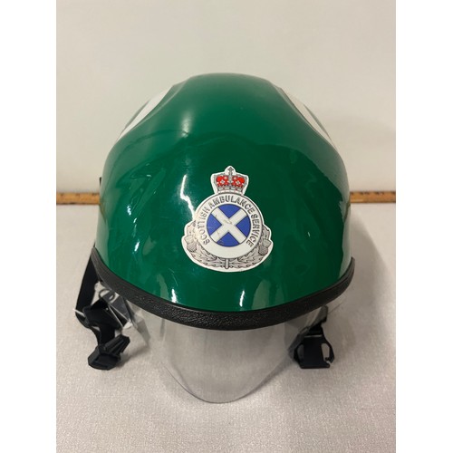 Scottish Ambulance service paramedic Kevlar helmet