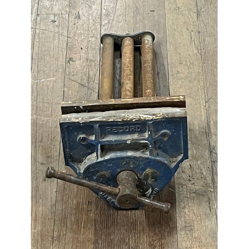 Record bench vice