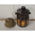 Vintage Rumtopf West German lidded jar 826-31 along with Tremar Pottery ...