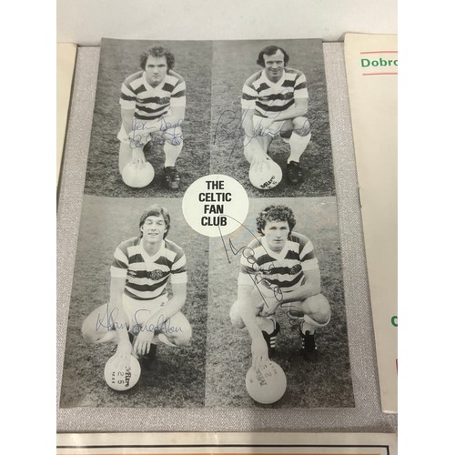 2 1967 celtic fc match programs on the road to the final along with 1 ...