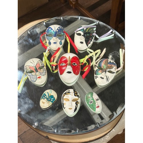 Selection of ceramic masks.