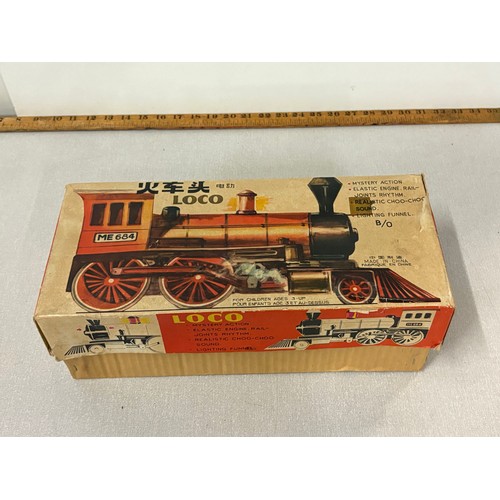 Boxed 1960-70s tinplate train (Model ME684)
