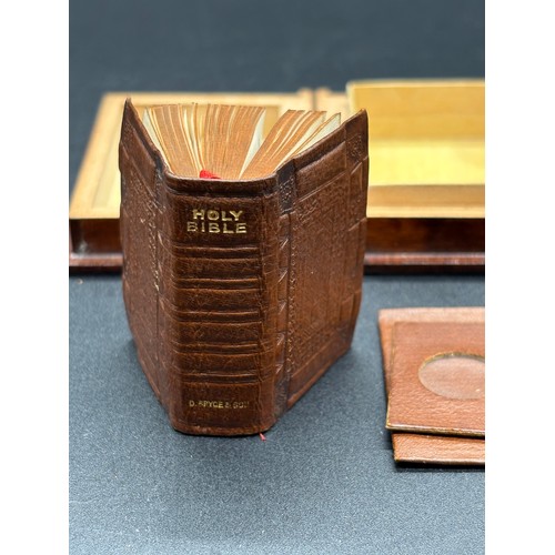 Smallest bible in the world with burns family register with a Cameron ...