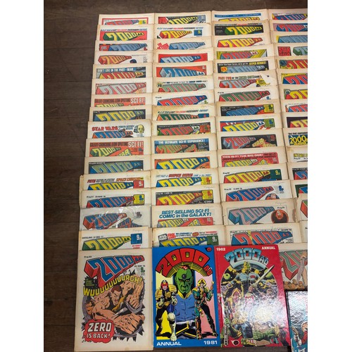 Large collection of 1970's 2000 AD comics. 4 -93 complete and 2 issues ...