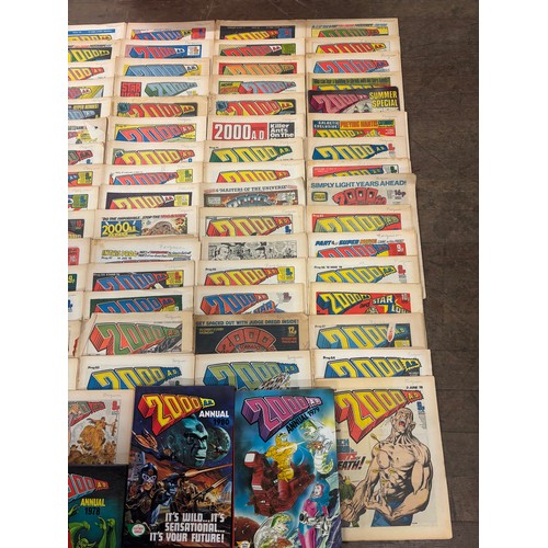 Large collection of 1970's 2000 AD comics. 4 -93 complete and 2 issues ...