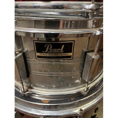 Part drum set to include pearl snare, premier side drum, Trixon floor ...