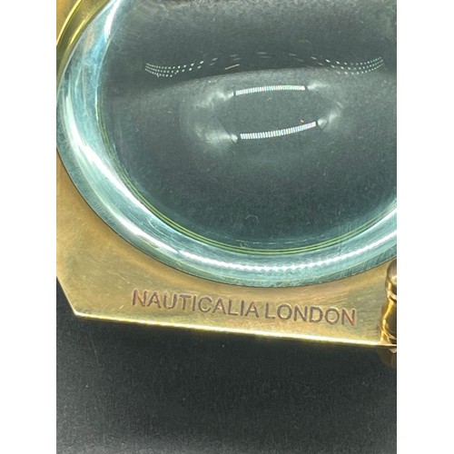 Nauticalia of London domed solid brass tripod map/chart reading ...