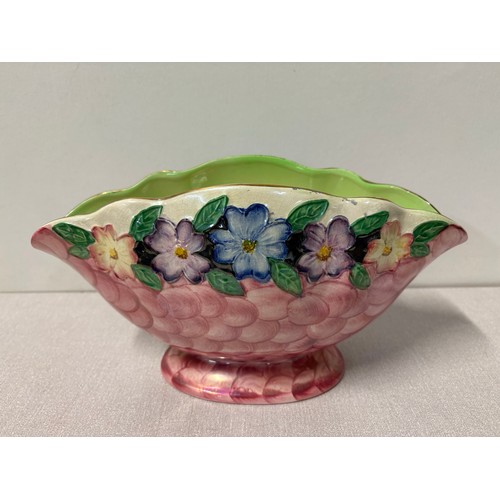 Large maling lustre thumbprint planter/vase