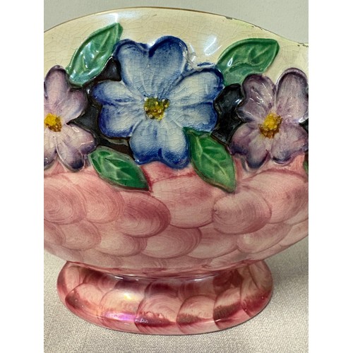 Large maling lustre thumbprint planter/vase