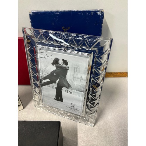 2 boxed photo frames to include Gleneagles & h Samuel , along with ...