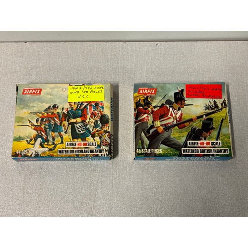 Airfix Waterloo Highland Infantry model soldiers along with Airfix ...