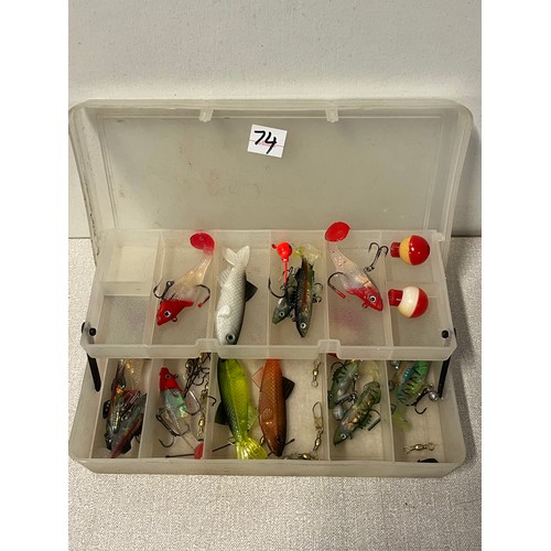 Selection of vintage wooden Devon minnow fishing lures and hooks etc.
