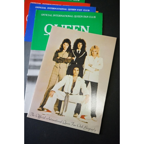 Memorabilia - 17 issues of the Queen Fan Club magazine covering the ...