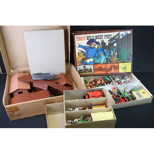 Timpo Toys Wild West items including 259 Wild West Fort (unchecked ...