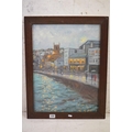 Arthur Orum (20th century St Ives Artist) Oil on Canvas of Rainy ...