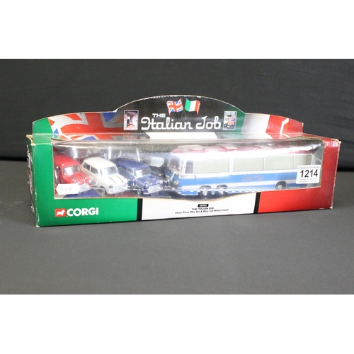 Boxed Corgi 36502 The Italian Job Three Piece Mini Set & Blue and White ...