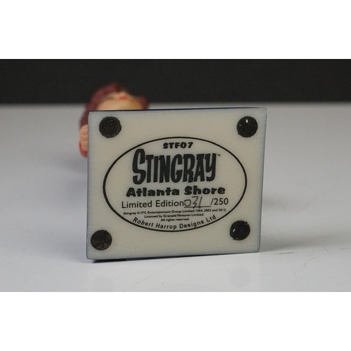 Robert Harrop - Four ' Stingray ' Items including STF05 Commander Shore ...