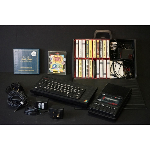 Retro Gaming - Sinclair ZX Spectrum console with a case containing ...