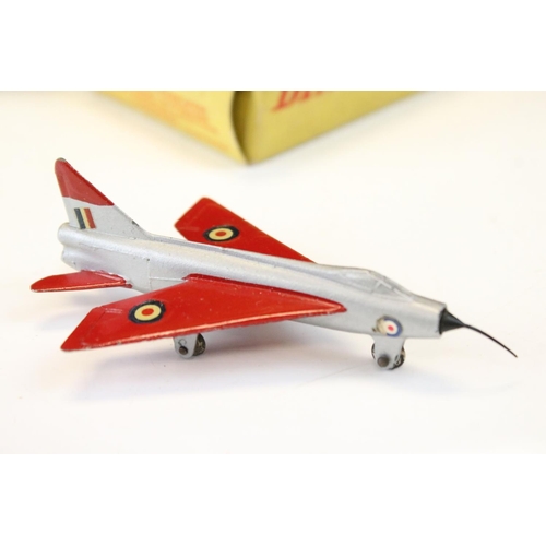Three boxed Dinky diecast model planes to include 737 P1B Lightning ...