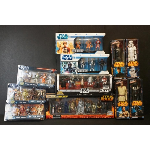 Star Wars - Collection of 11 boxed and carded Hasbro Star Wars action ...