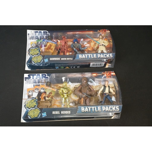 Star Wars - Collection of 11 boxed and carded Hasbro Star Wars action ...